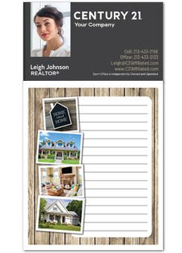 Real Estate Notepads with 20-Sheets